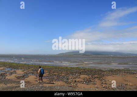 UK Roanhead. View towards Black Combe from Sandscale Haws Nature ...