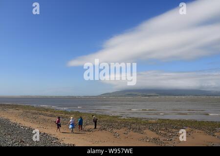 UK Roanhead. View towards Black Combe from Sandscale Haws Nature ...