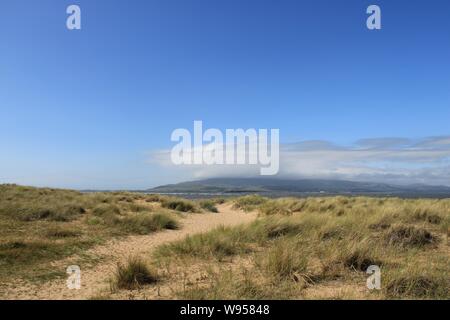 UK Roanhead. View towards Black Combe from Sandscale Haws Nature ...
