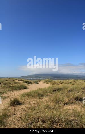 UK Roanhead. View towards Black Combe from Sandscale Haws Nature ...