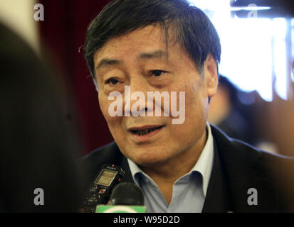 --FILE--Zong Qinghou, founder and chairman of Hangzhou Wahaha Group ...