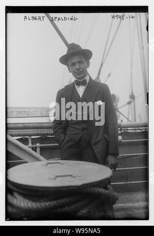 Albert Spalding 1 Stock Photo - Alamy