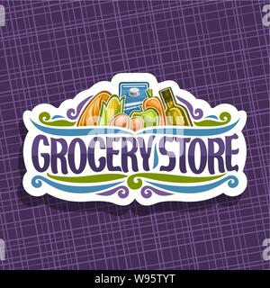 Vector logo for Grocery Store Stock Vector Image & Art - Alamy