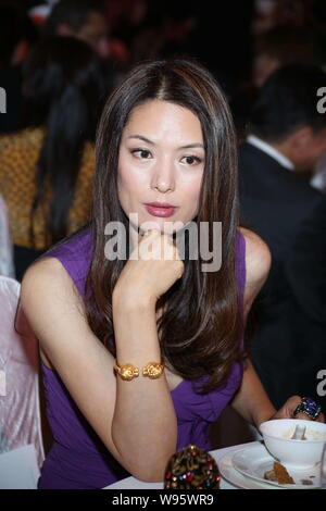 Chinese fashion designer Ma Yanli and Hong Kong actress Yvonne Yung ...