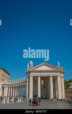 The colossal Doric colonnades, four columns deep with magnificent ...