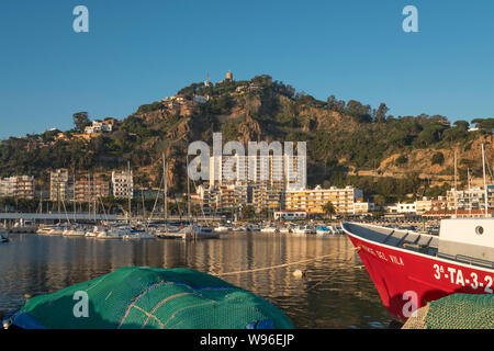 COMMERCIAL FISHING BOAT PORT OF BLANES COSTA BRAVA GERONA CATALONIA ...