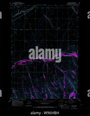 Cayuse, Oregon, map 1966, 1:24000, United States of America by Timeless ...