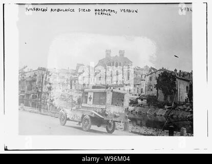 American Ambulance field service, Verdun, between c1915 and 1918. An ...