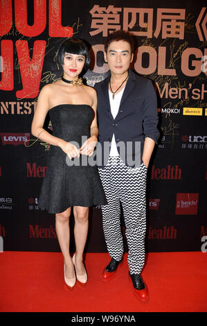 Chinese singer and actress Zhang Peijia, left, better known as Edell ...