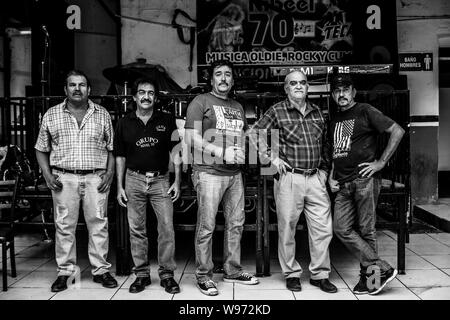 Grupo Nibeel 70 in the Mexican club Obregon canteen in Hermosillo ...