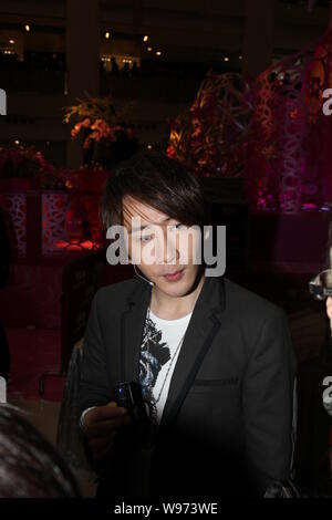 Taiwanese magician Lu Chen (Louis Liu) poses during a magic show at ...