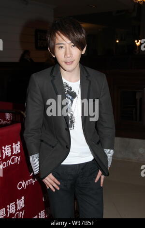 Taiwanese magician Lu Chen (Louis Liu) poses during a magic show at ...