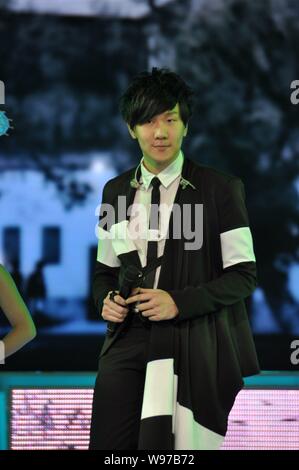 Singaporean singer JJ Lam performs during a Spring Festival gala in ...