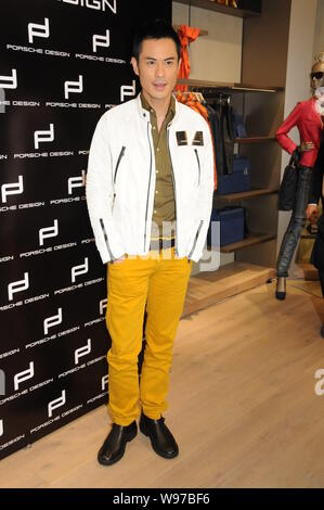 Hong Kong actor Kevin Cheng poses at the opening ceremony for Wise ...