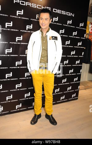 Hong Kong actor Kevin Cheng poses at the opening ceremony for Wise ...