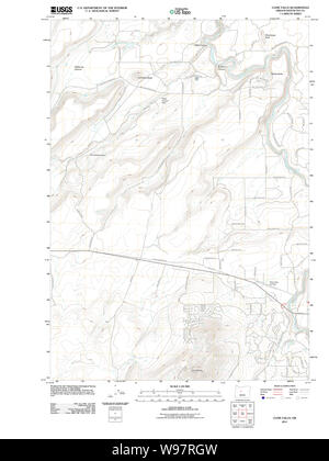 USGS Topo Map Oregon Cline Falls 279377 1962 24000 Restoration Stock ...