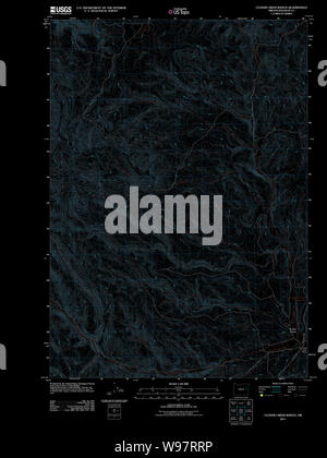 USGS Topo Map Oregon Clover Swale 279382 1971 24000 Restoration Stock ...