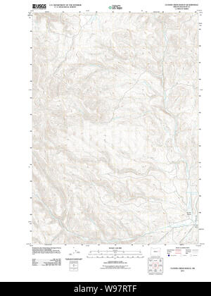 USGS Topo Map Oregon Clover Swale 279382 1971 24000 Restoration Stock ...
