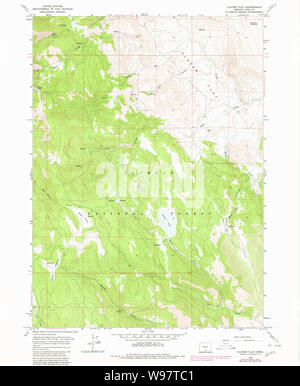USGS Topo Map Oregon Clover Swale 279382 1971 24000 Restoration Stock ...