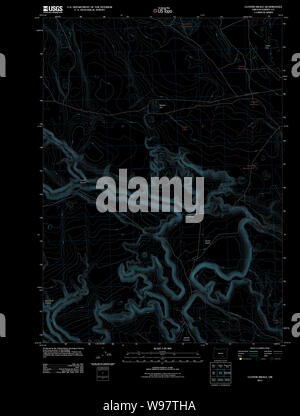 USGS Topo Map Oregon Clover Swale 279382 1971 24000 Restoration Stock ...