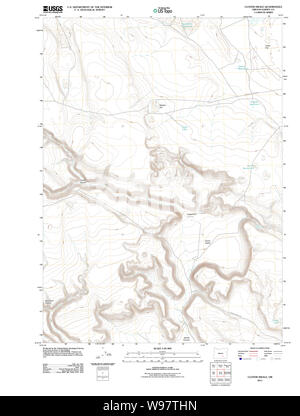 USGS Topo Map Oregon Clover Swale 279382 1971 24000 Restoration Stock ...