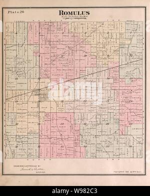 Detailed official atlas of Wayne County, Michigan - containing general ...
