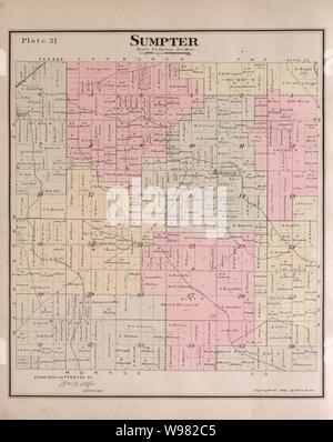 Detailed official atlas of Wayne County, Michigan - containing general ...