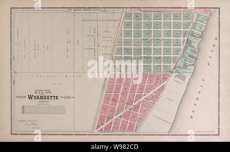 Detailed official atlas of Wayne County, Michigan - containing general ...