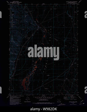 USGS Topo Map Oregon Colony Ranch 279409 1981 24000 Restoration Stock ...