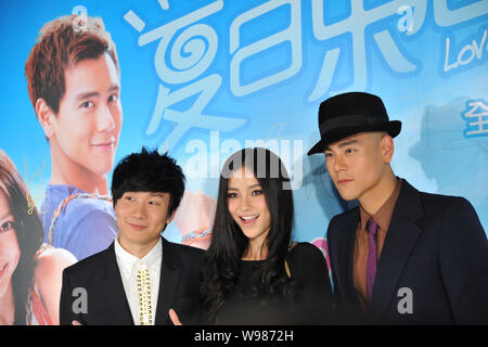 (From left) Taiwanese model and actress Lin Chi-ling, Hong Kong actor ...