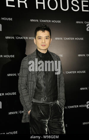 Hong Kong singer Anthony Wong (L) and Hong Kong actress Isabella Leong ...