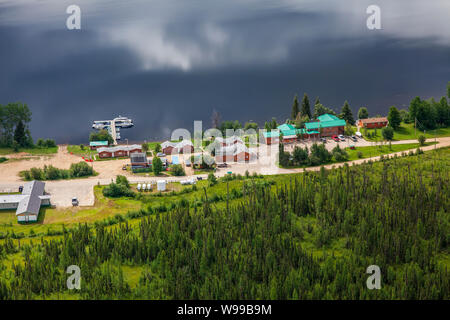 Oil Sands workers camp Civeo Conklin Lodge near Conklin, Alberta Canada ...