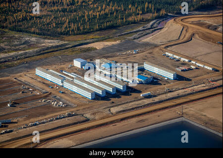 Camp housing for oil sands workers for oil sands operations north of ...