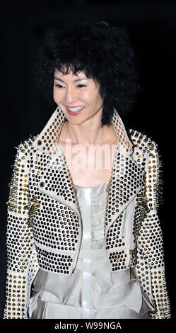 Chinese actress Zhang Manyu (Maggie Cheung) attends the opening ...