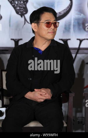 Chinese star Jet Li attends a press conference for the premiere of the ...