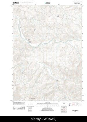 USGS Topo Map Oregon Culp Creek 279539 1986 24000 Restoration Stock ...