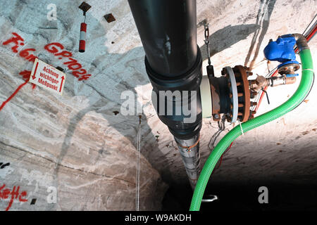 The underground storage facility next to the water treatment plant at ...