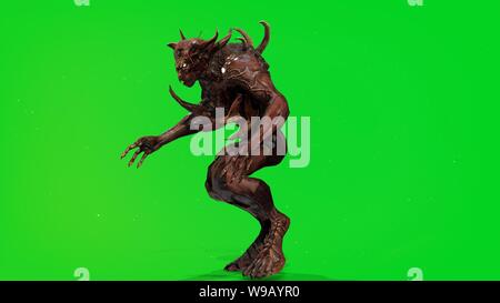 Nuclear post-apocalypse predator mutant soldier 3d render Stock Photo ...