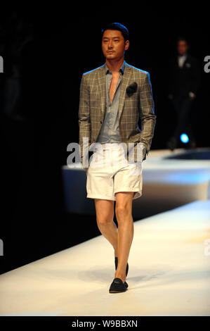 Cabbeen fashion show during the China Fashion Week Spring/Summer 2011 ...