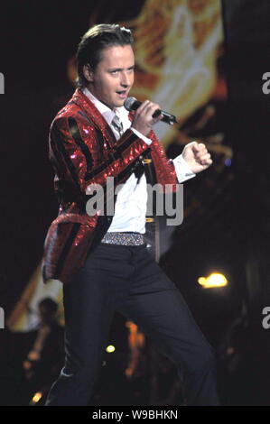 Russian singer Vitas performs at the 2010 Nanning International Folk ...