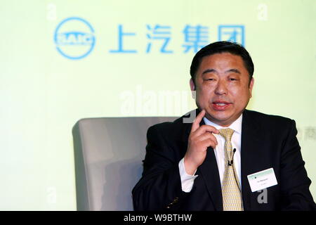 Hu Maoyuan, Chairman of SAIC (Shanghai Automotive Industry Corporation ...