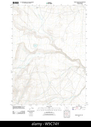 USGS Topo Map Oregon Drake Peak NE 279690 1968 24000 Inverted ...