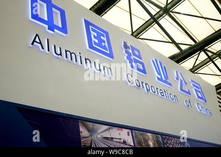 --File--View of the stand of CHINALCO (Aluminum Corporation of China ...