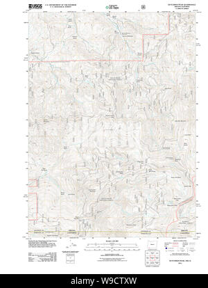 USGS Topo Map Oregon Dutchman Creek 20110727 TM Inverted Restoration ...