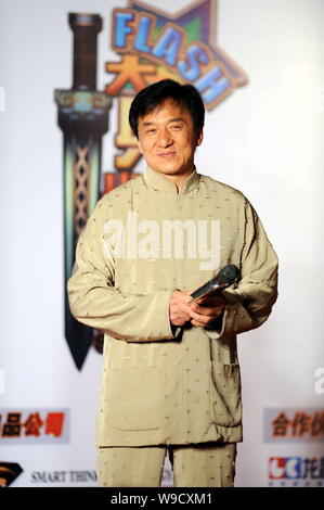 Jackie Chan is seen in New York City Jackie Chan is seen leaving Good ...