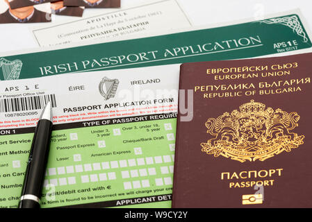 Irish passport application form documentation European Union dual ...