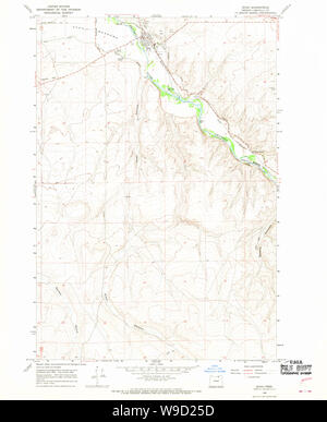 Echo, Oregon, map 1968, 1:24000, United States of America by Timeless ...