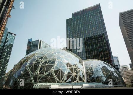 The Three Spheres at Amazon's headquarters, Seattle, Washington, USA ...