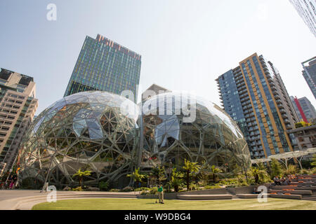 The Three Spheres at Amazon's headquarters, Seattle, Washington, USA ...