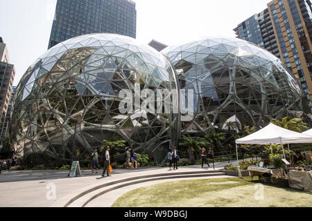 The Three Spheres at Amazon's headquarters, Seattle, Washington, USA ...